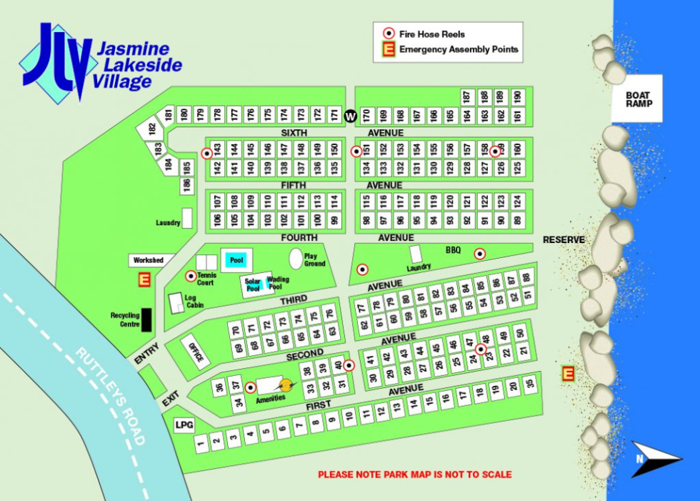 Village Map - Jasmine Lakeside Village